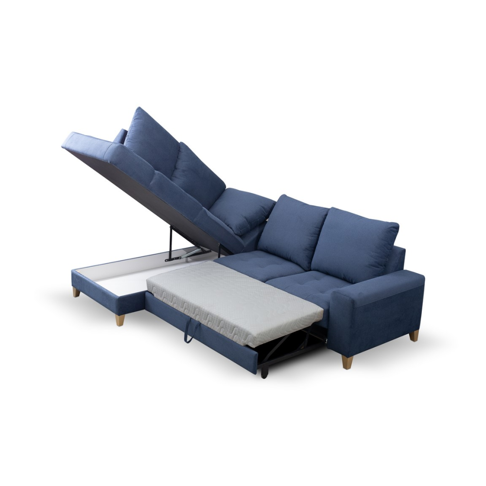 Gi narożnik, kanapa, fotel SIENA - modułowy - funkcja spania delfin